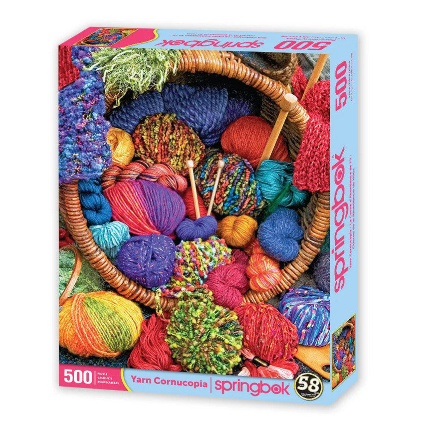 Yarn Cornucopia 500 Piece Puzzle — Bird in Hand