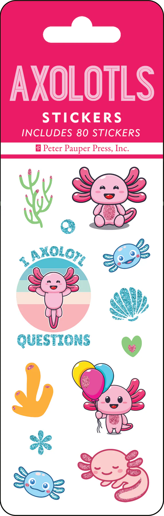 PTR STICKERS AXOLOTLS — Bird in Hand