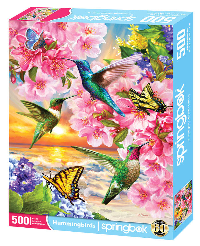 Hummingbirds 500 Piece Puzzle — Bird in Hand