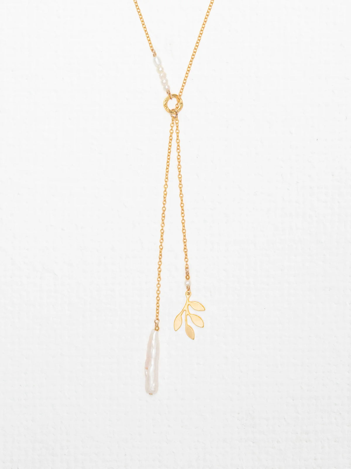 Holly Yashi Signature Lariat Necklace - Gold — Bird in Hand