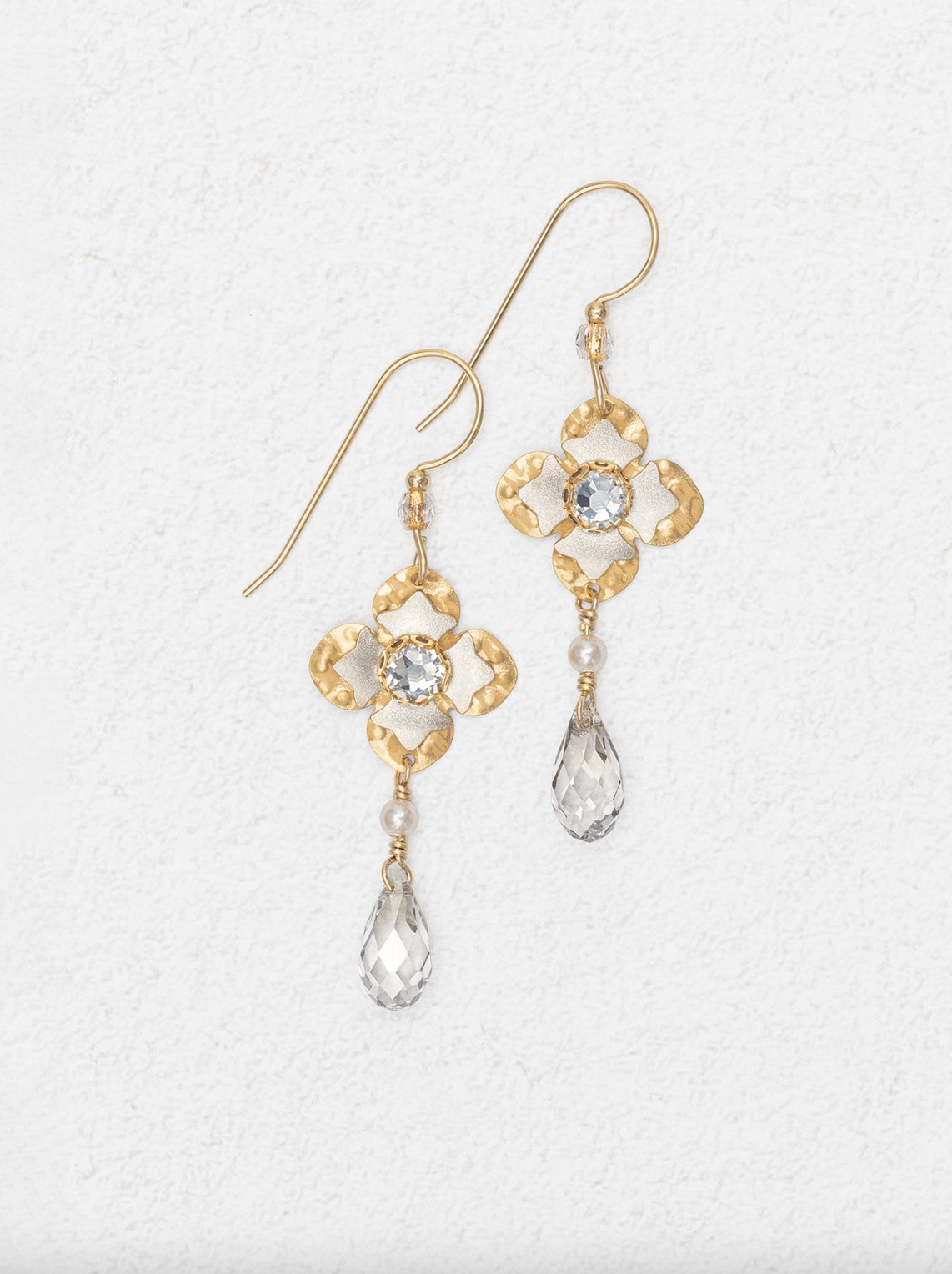 Holly Yashi Octavia Earrings - Gold and Silver — Bird in Hand