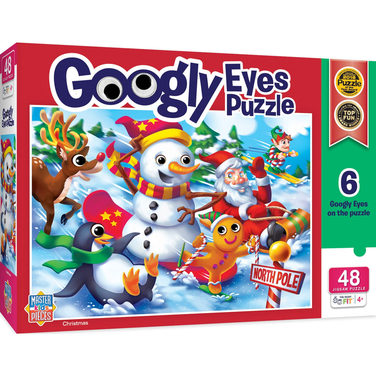 Christmas 48 Piece Googly Eyes Puzzle — Bird in Hand
