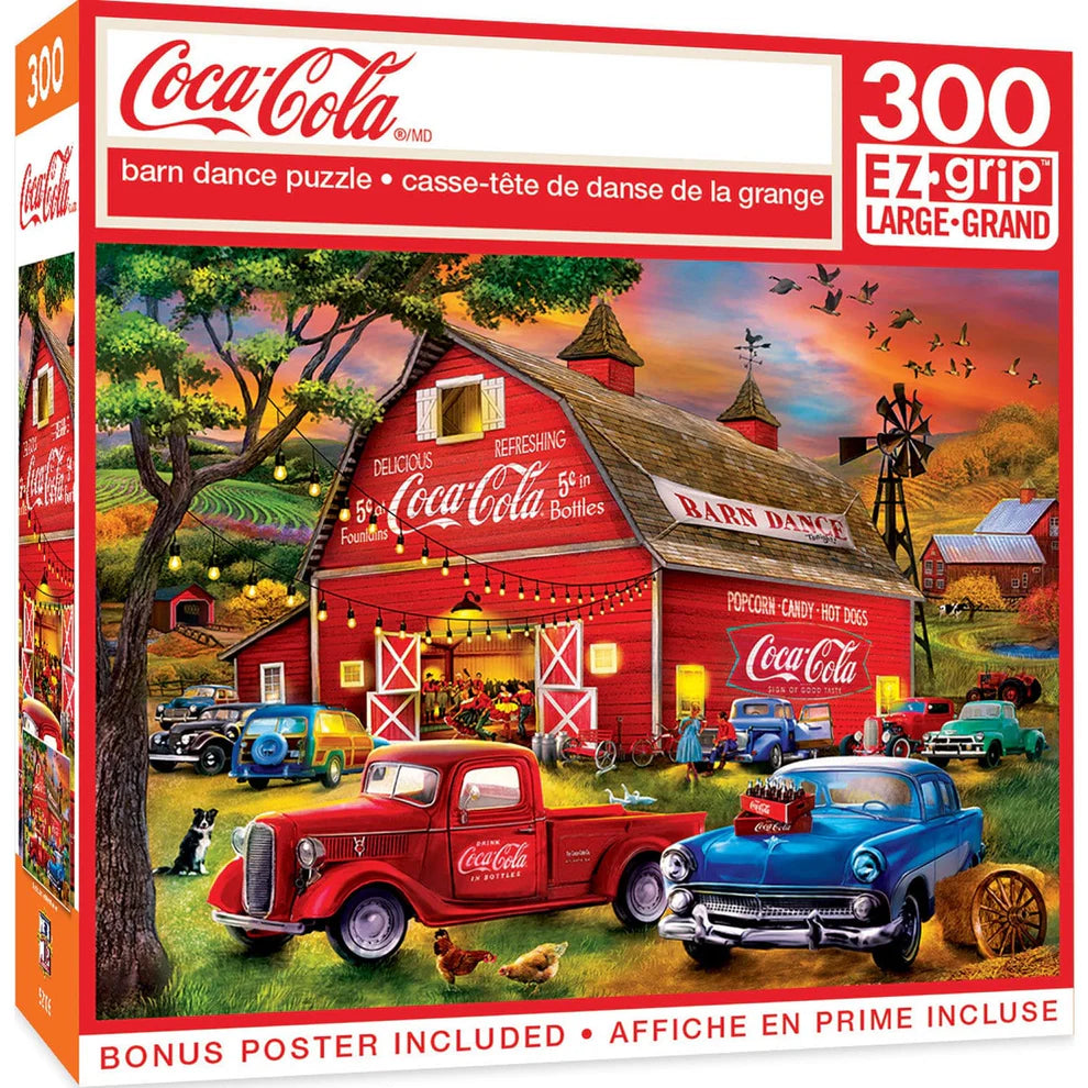 Barn Dance 300 Piece Large Format Coca Cola Puzzle — Bird in Hand