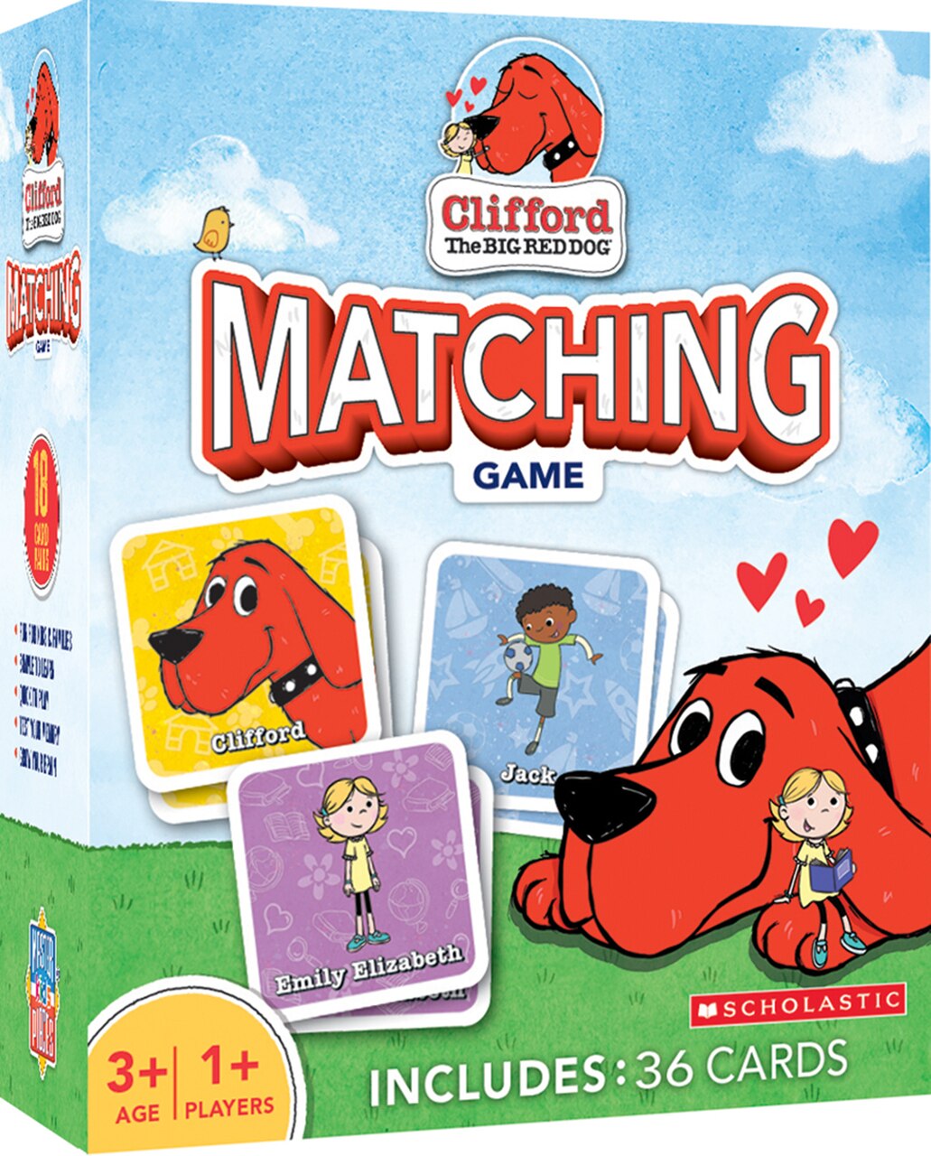 Clifford The Big Red Dog Matching Game — Bird in Hand