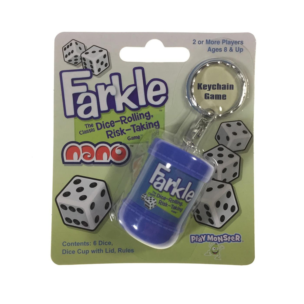 Farkle Nano Keychain Game — Bird in Hand