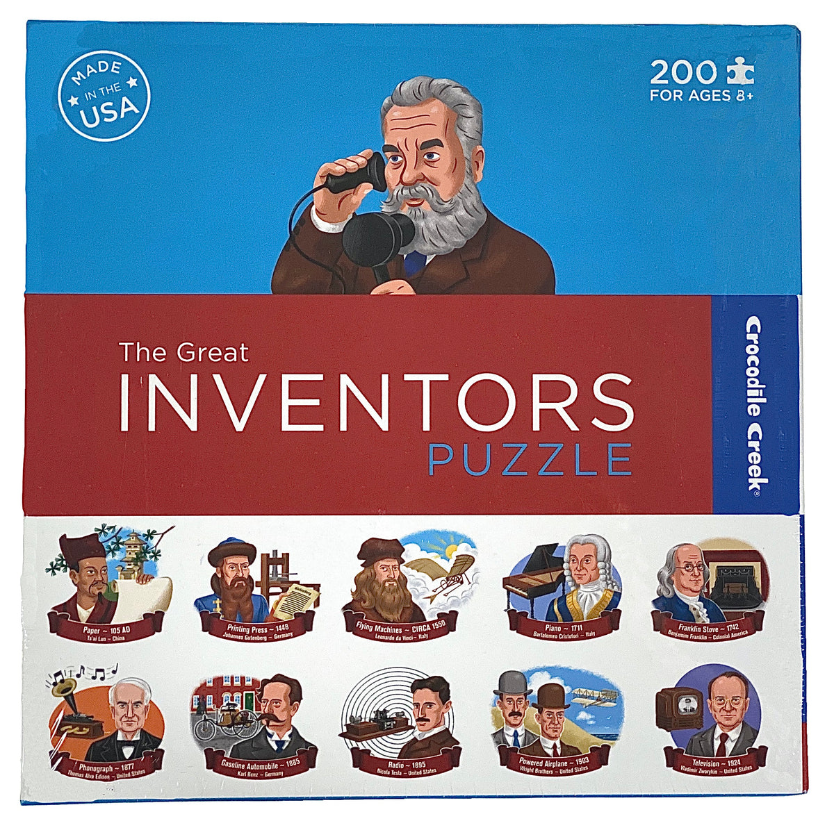The Great Inventors 200 Piece Puzzle — Bird in Hand