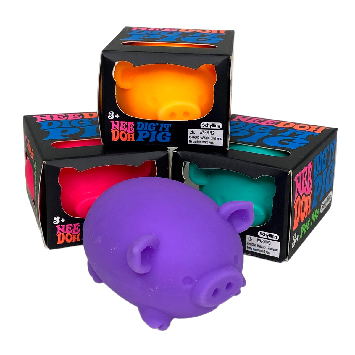 Nee Doh Dig it Pig (Single) - Random Color — Bird in Hand