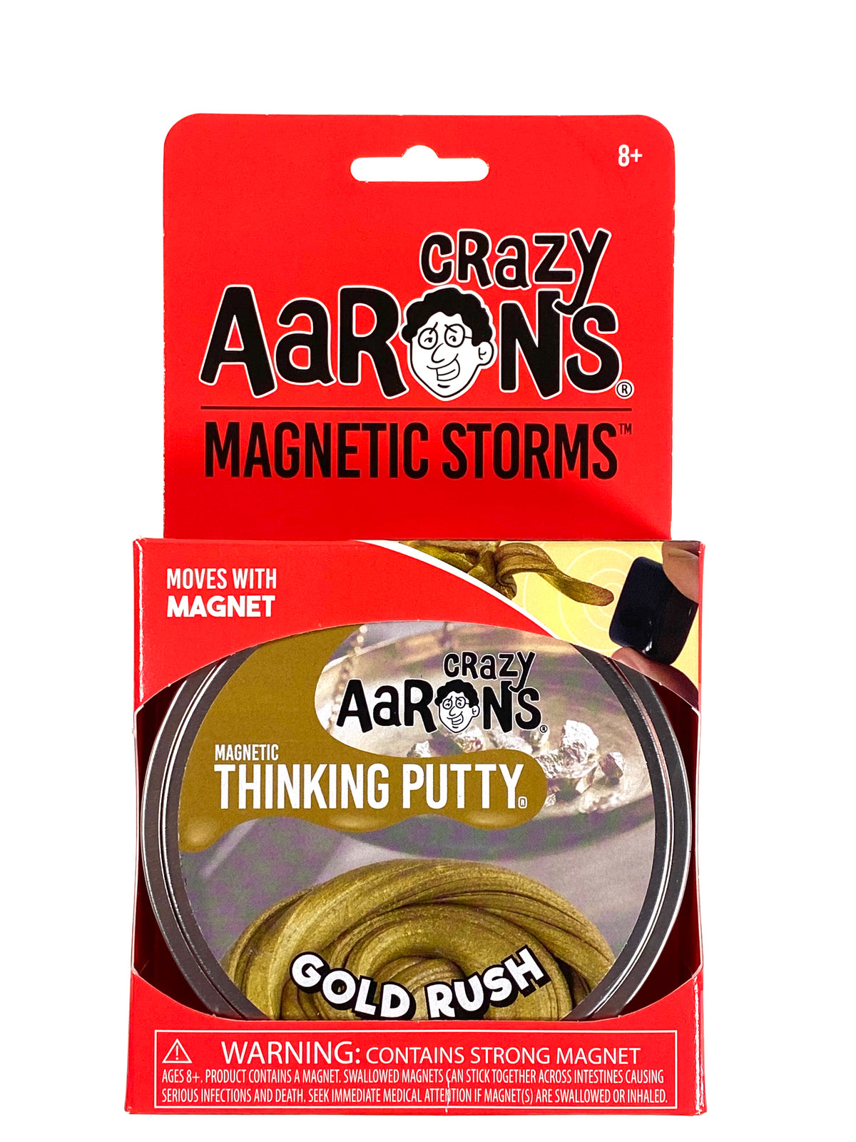 Crazy Aaron's Gold Rush -Magnetic Storm Thinking Putty — Bird in Hand
