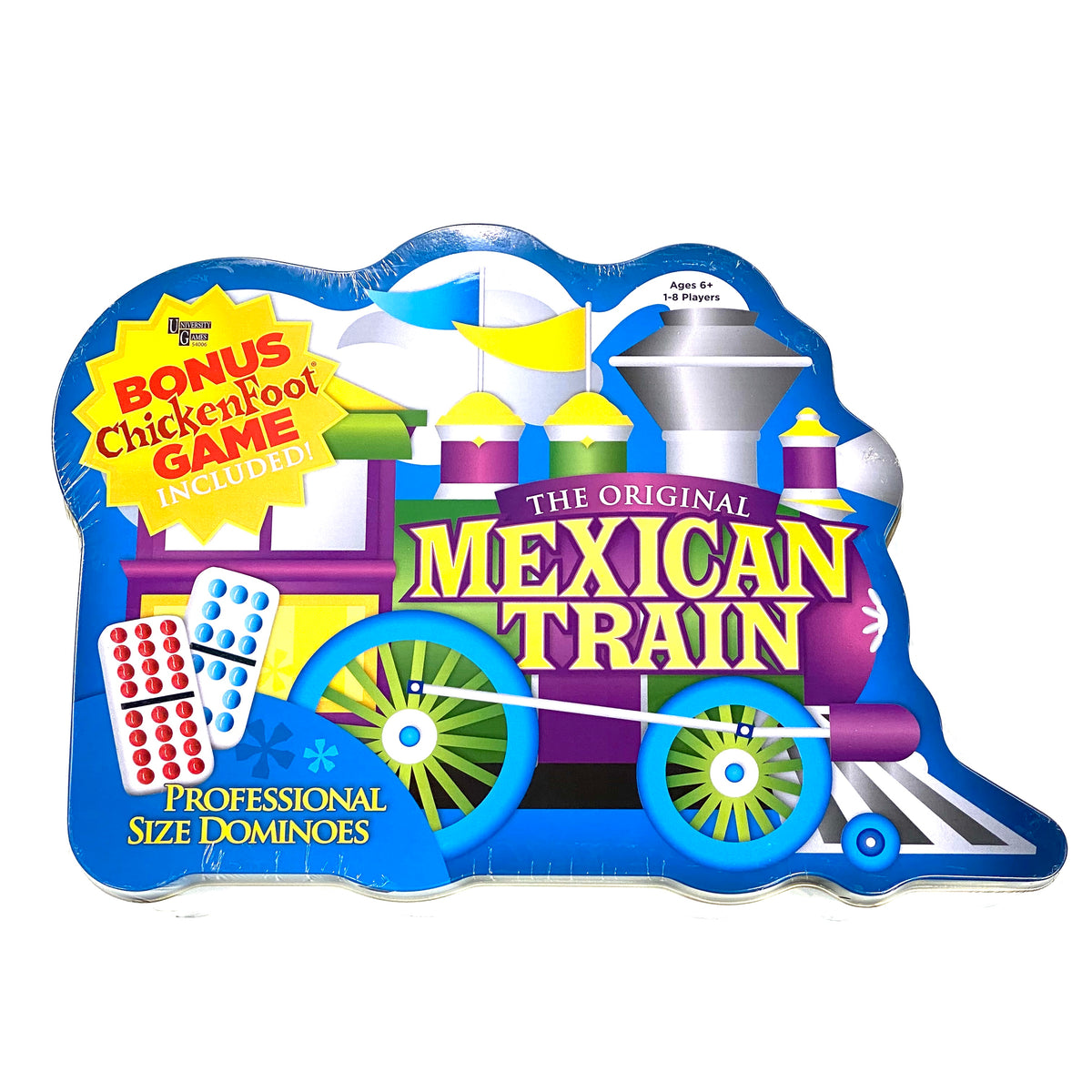 Mexican Train Deluxe Domino Set With Dots In Collectable Tin — Bird in Hand