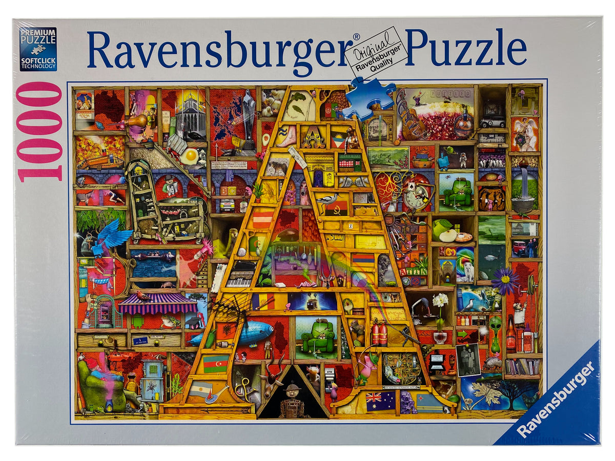 Awesome Alphabet "A" 1000 piece puzzle — Bird in Hand