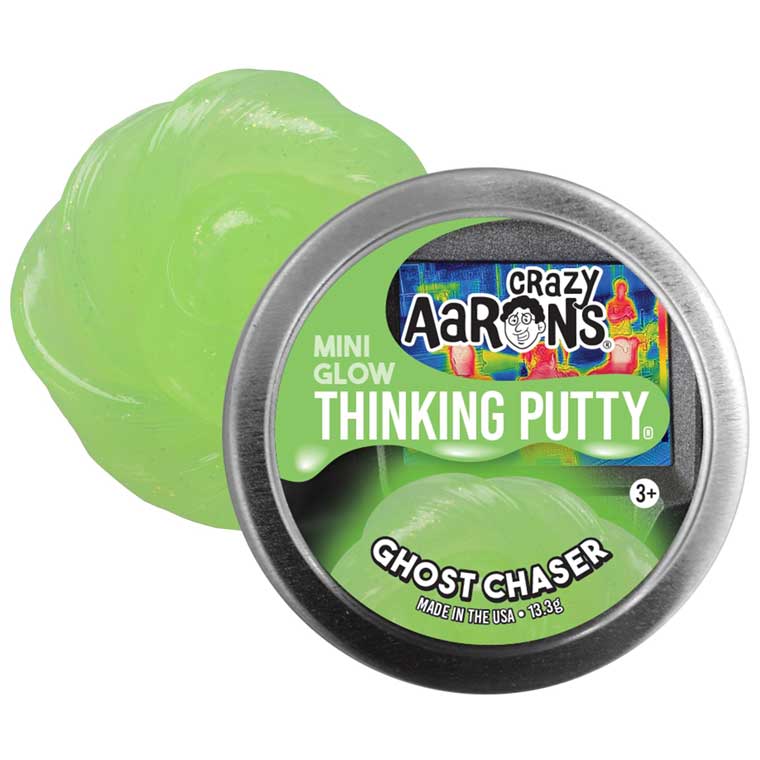 Crazy Aaron's Ghost Chaser - Mini Glow Thinking Putty — Bird in Hand