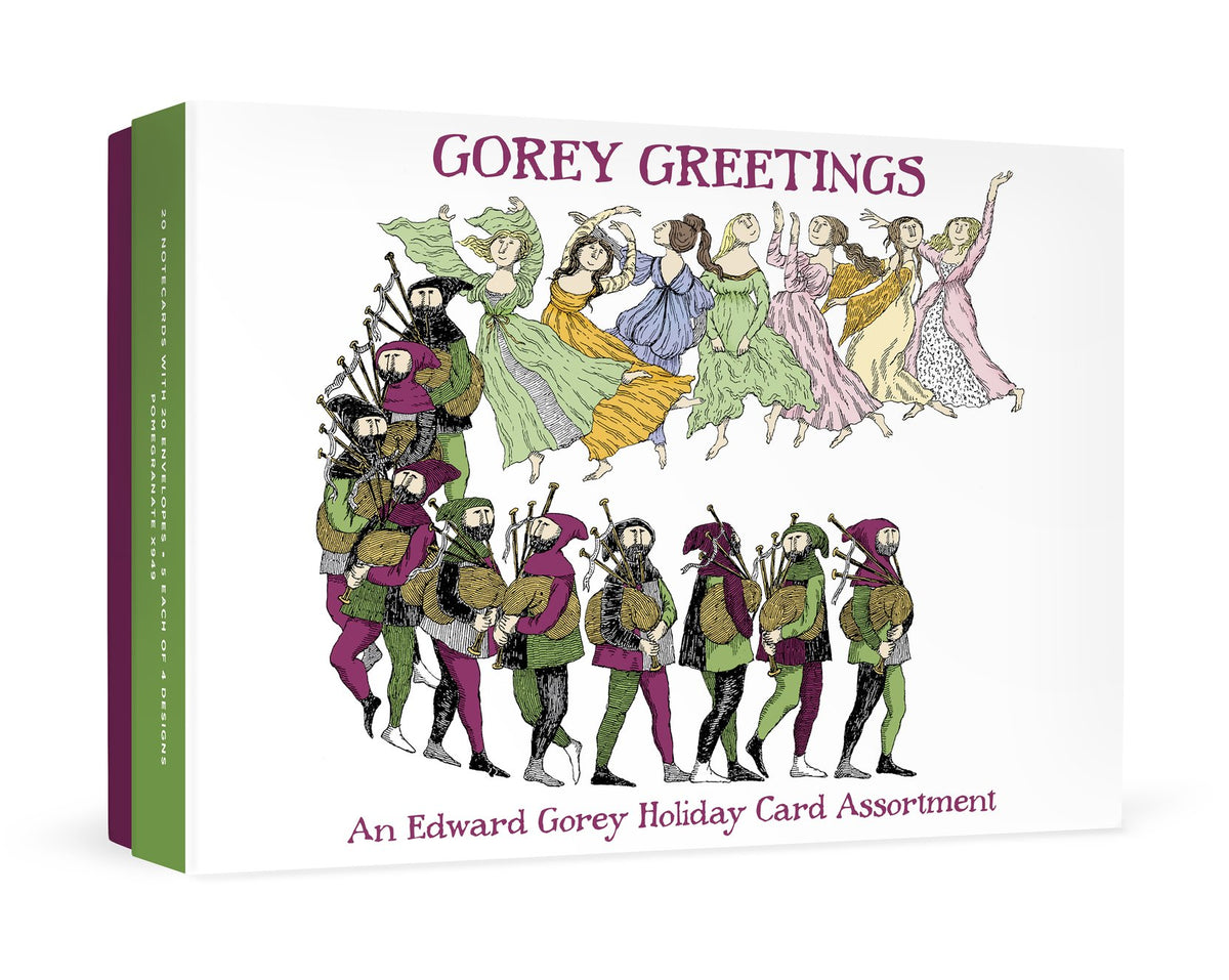 Gorey Greetings - A Boxed Edward Gorey Holiday Card Assortment — Bird ...
