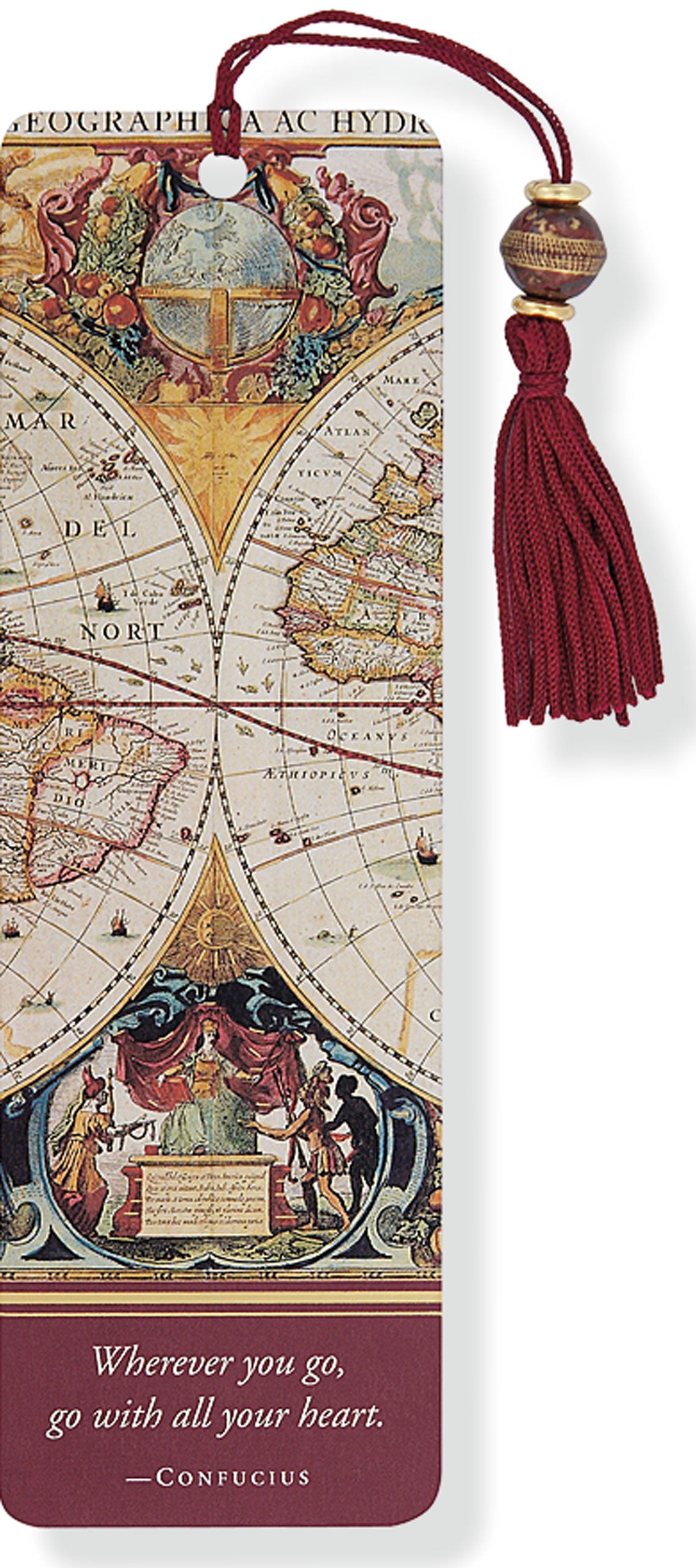 Bookmark - Old World Map — Bird in Hand
